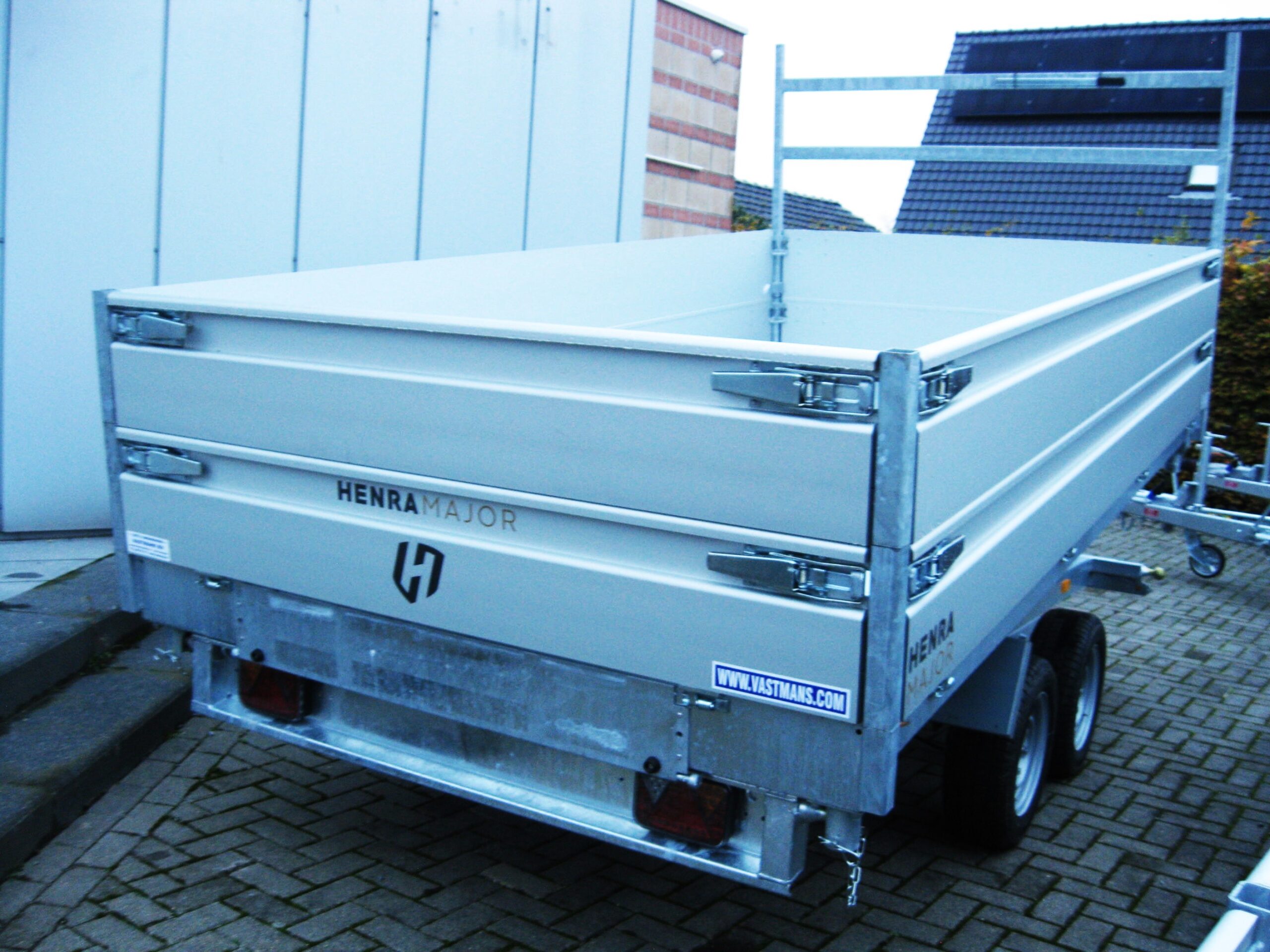 Henra Kipper 351x185 3500kg Dubbel Alu. schotten - TrailerOUTLET