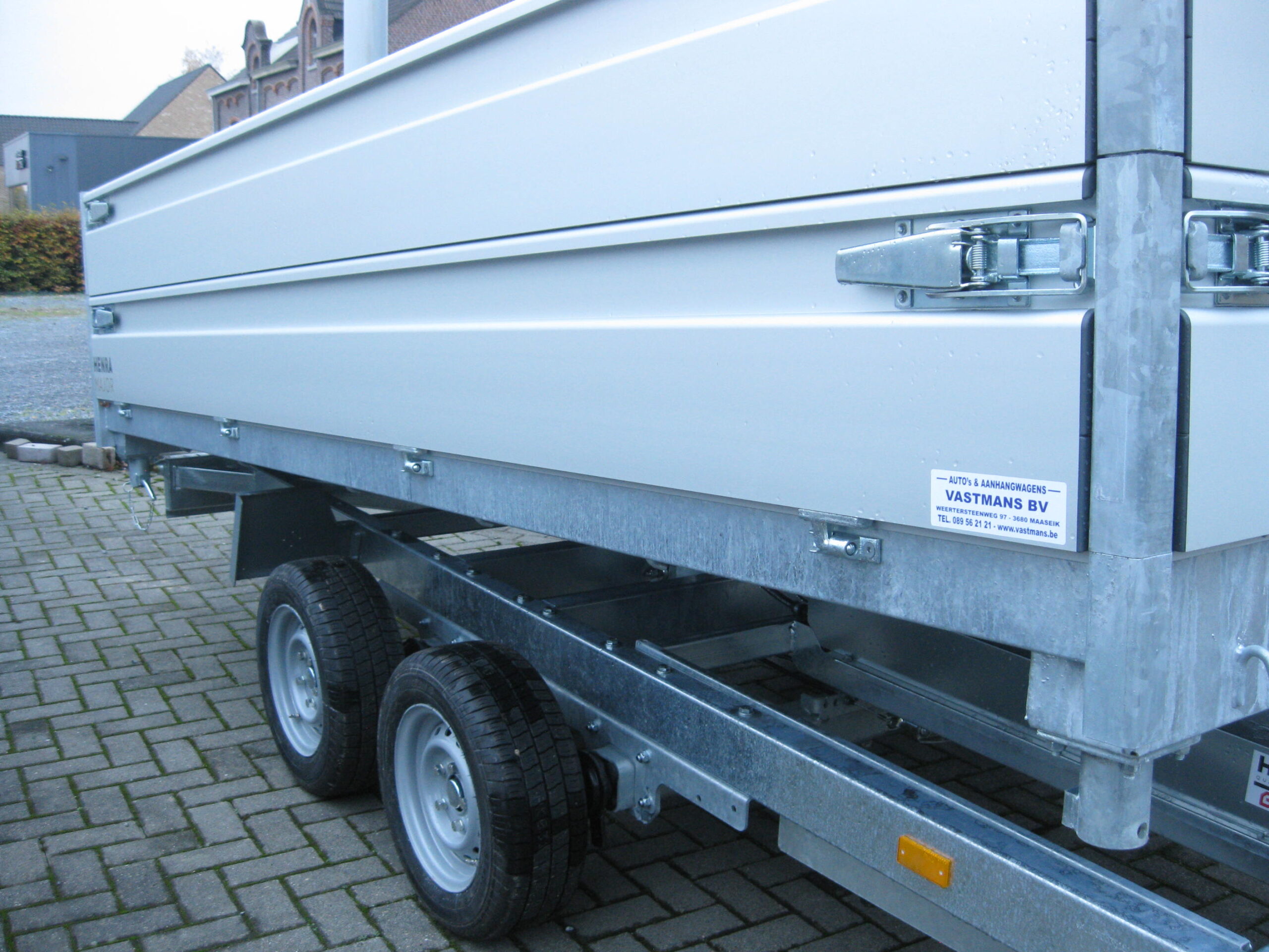 Henra Kipper 351x185 3500kg Dubbel Alu. schotten - TrailerOUTLET