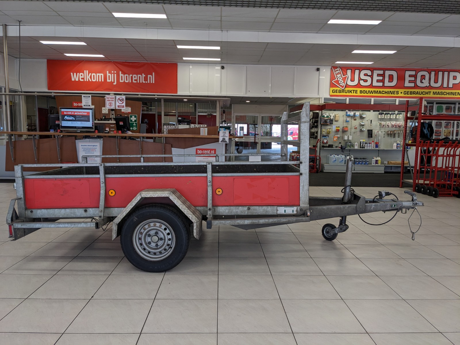 Atec enkelas aanhangwagen 750KG - TrailerOUTLET
